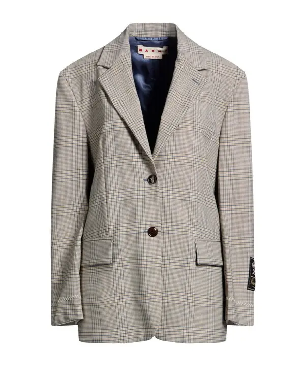 Marni Plaid Blazer