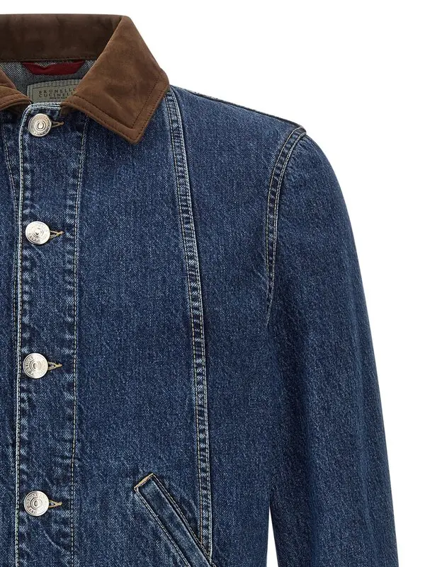 Brunello Cucinelli Buttoned Denim Jacket - No