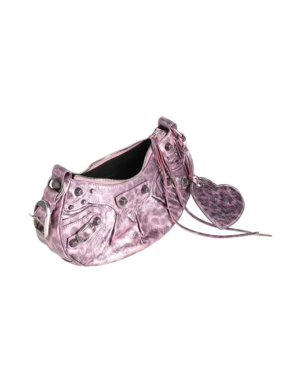 Balenciaga Medium-sized Leopard Print Metal Crossbody Bag
