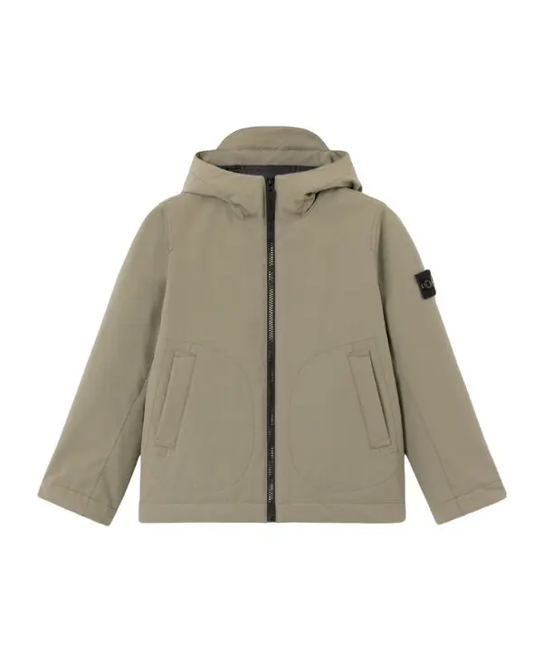 Stone Island Padded Hooded Jacket With Pockets
