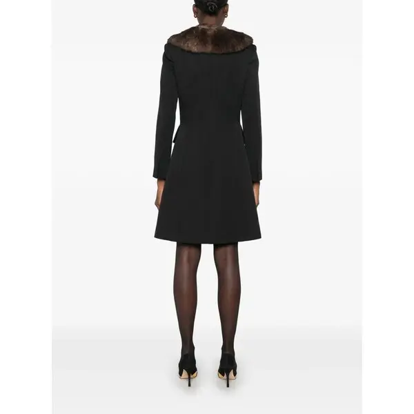 Valentino Garavani Faux-fur Collar Coat