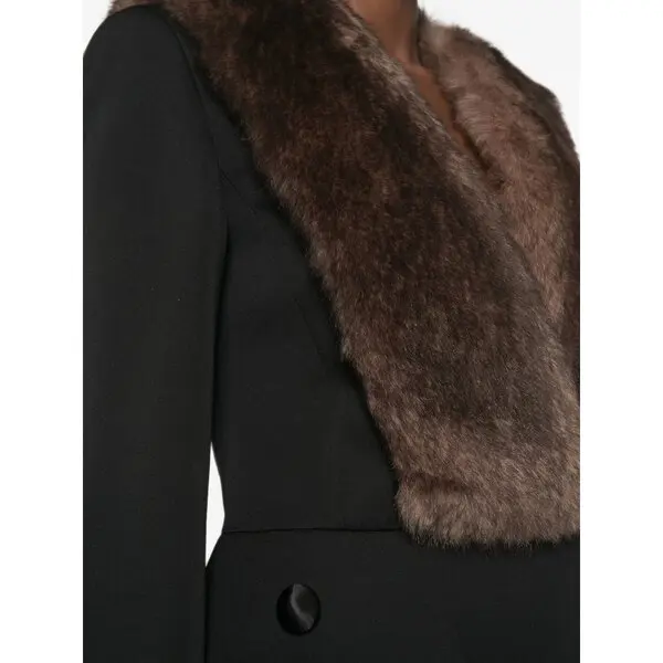 Valentino Garavani Faux-fur Collar Coat