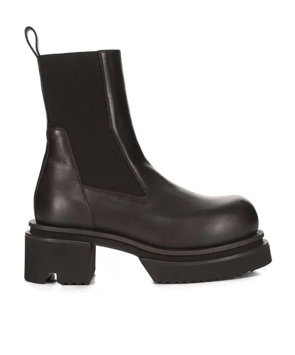 Rick Owens Beatle Bogun Chunky-sole Chelsea Boots