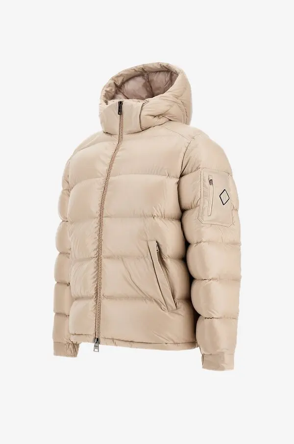 Herno Quilted Technical Fabric Short Hooded Down Jacket