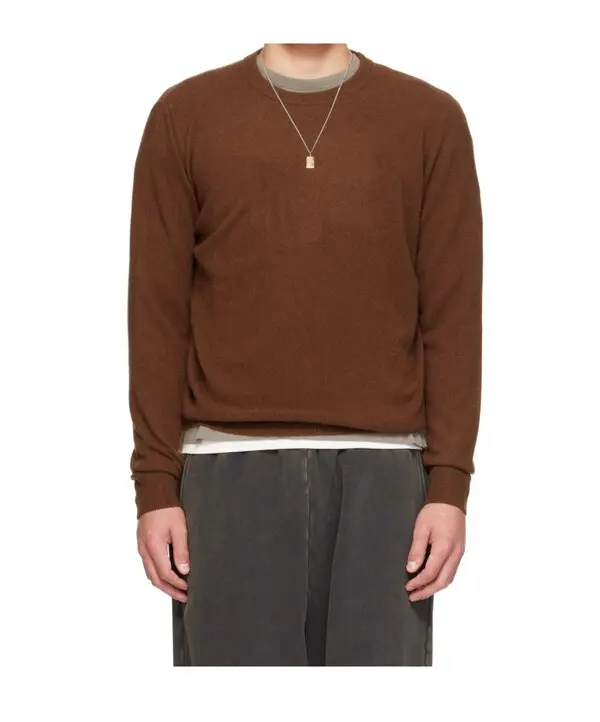 ENTIRE STUDIOS Cashmere Crew-neck Sweater - Brown