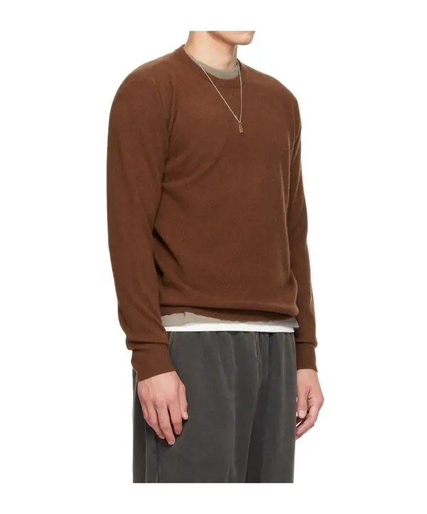 ENTIRE STUDIOS Cashmere Crew-neck Sweater - Brown