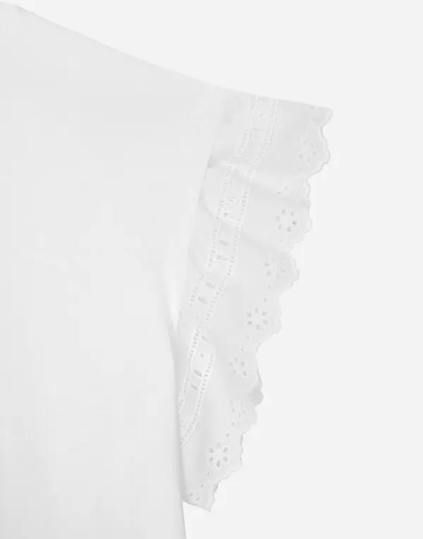 Dolce & Gabbana Broderie Anglaise T-shirt