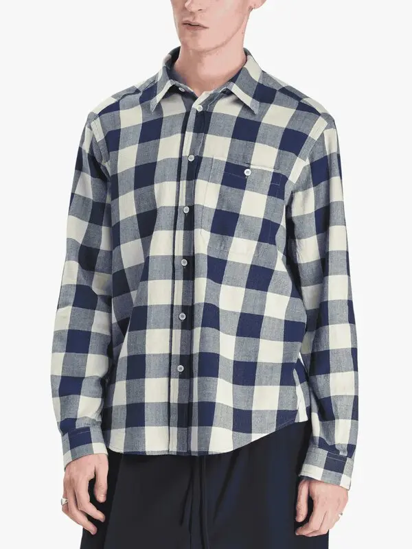 Barena Venezia Gingham Long Sleeve Shirt
