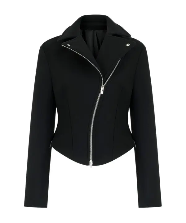 Alaïa Double Face Wool Biker Jacket