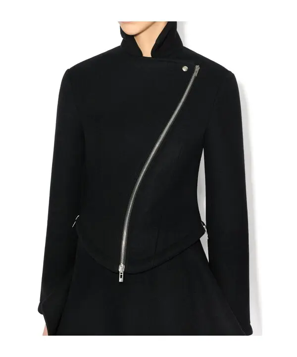 Alaïa Double Face Wool Biker Jacket