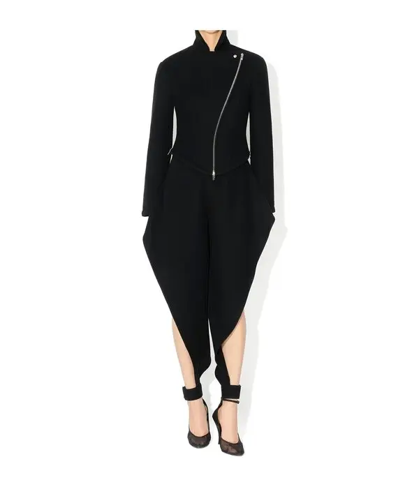 Alaïa Double Face Wool Biker Jacket