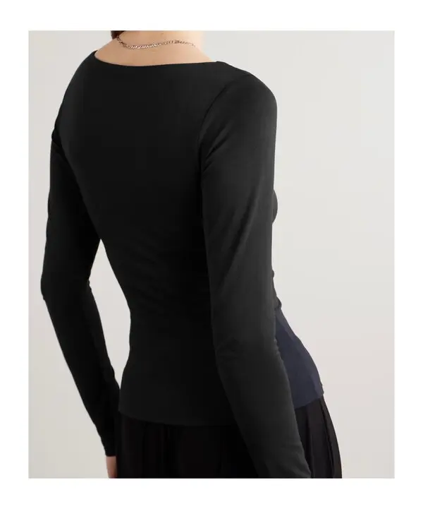 SKIMS Long-sleeved T-shirt - Black