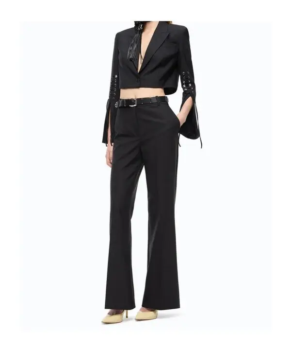 Pinko Tailored Wool Crêpe Trousers