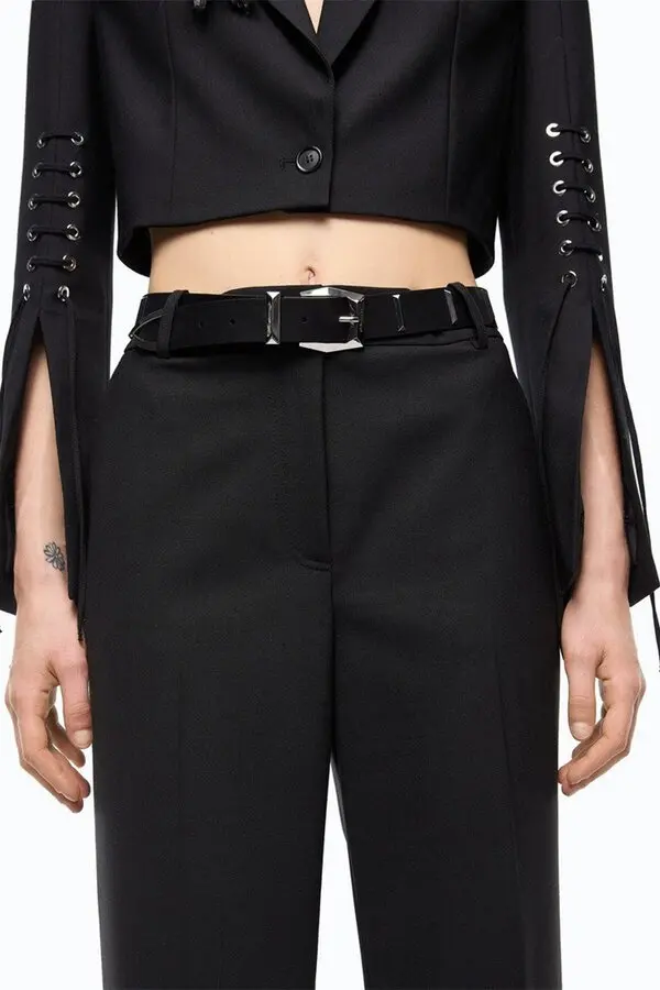 Pinko Tailored Wool Crêpe Trousers