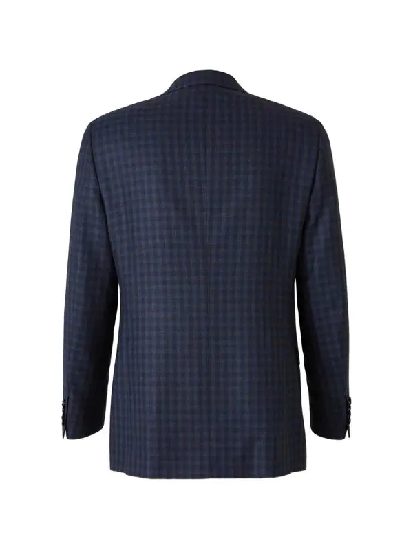 Brioni Checked Wool-blend Blazer
