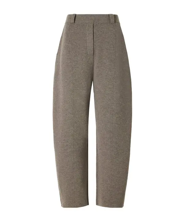 LISA YANG Tapered Leg Casual Pants - Beige