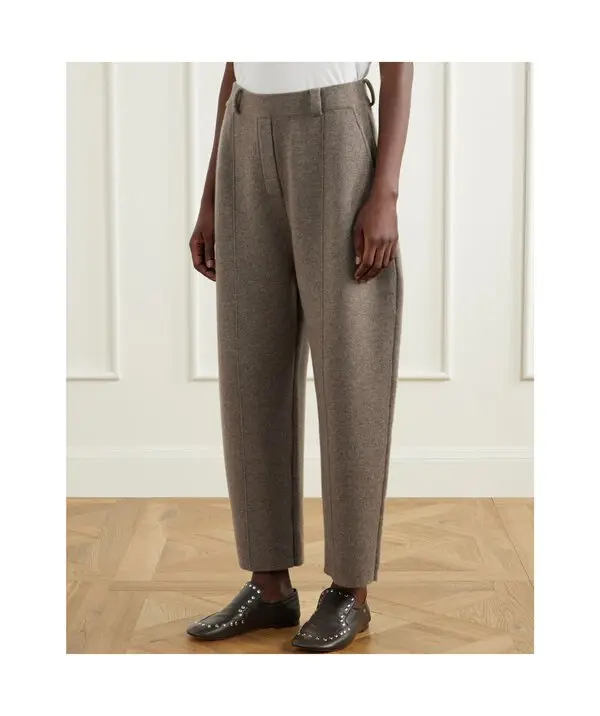 LISA YANG Tapered Leg Casual Pants - Beige