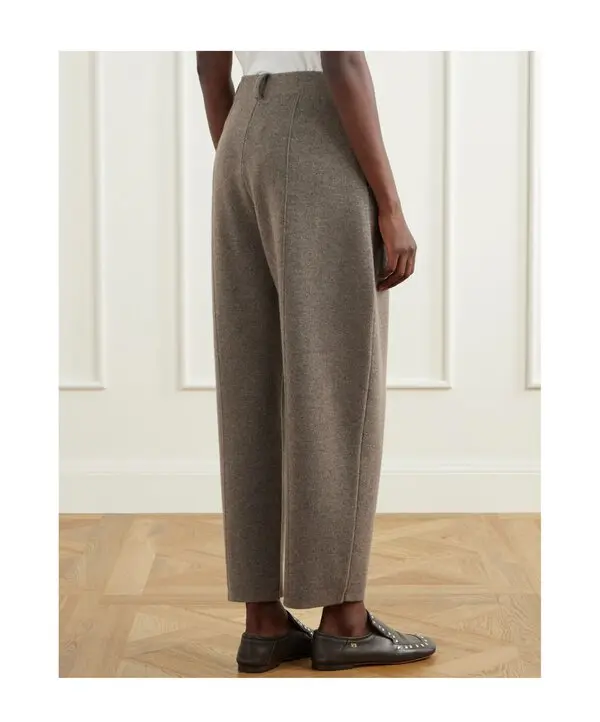 LISA YANG Tapered Leg Casual Pants - Beige