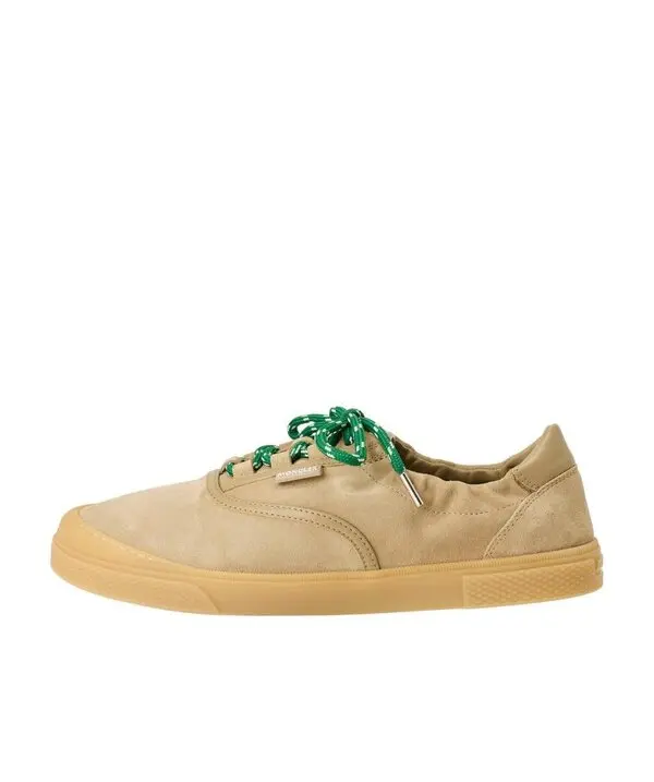 Moncler Round Toe Lace-up Sneakers - Beige
