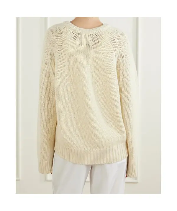 LISA YANG Ribbed V-neck Sweater