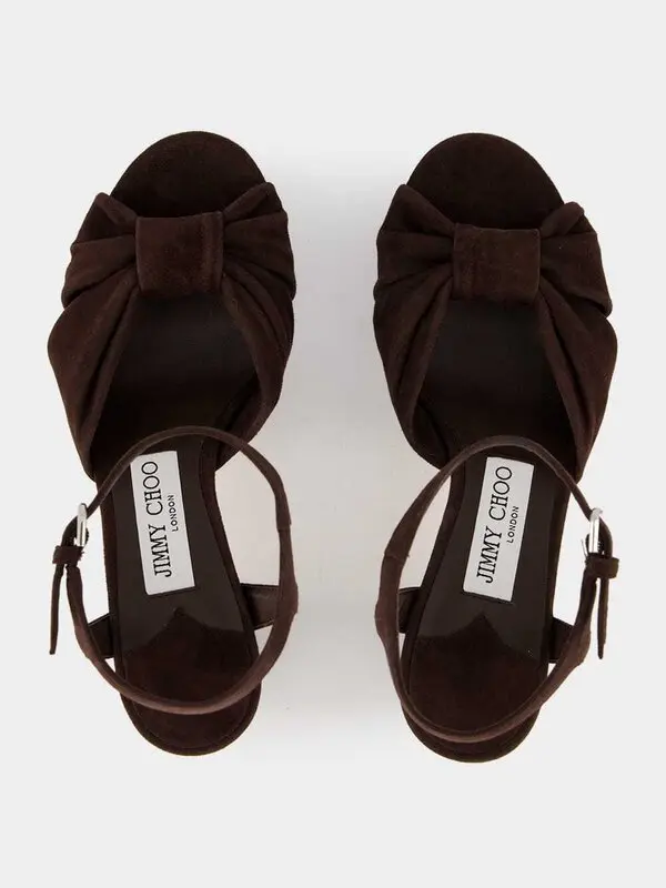 JIMMY CHOO Round-toe High-heeled Sandals
