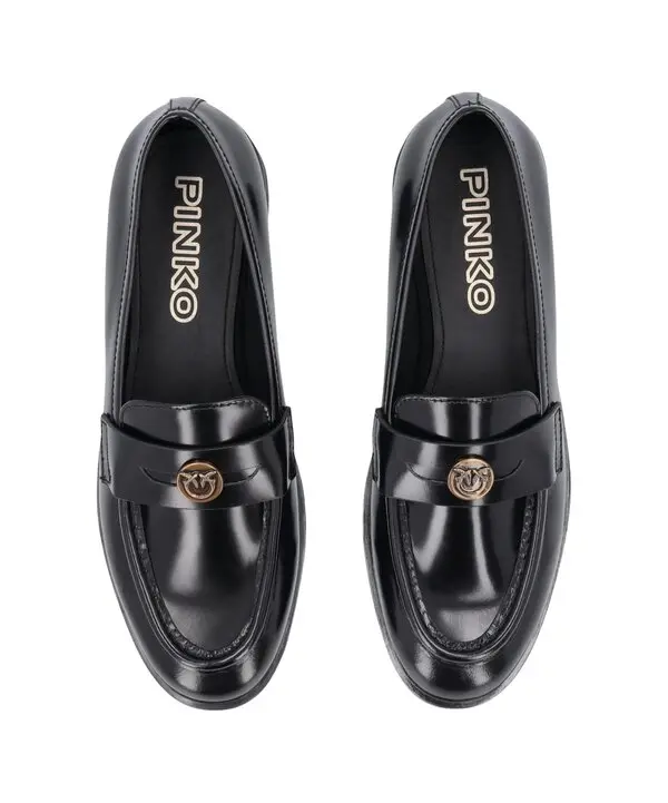 Pinko Love Birds-plaque Loafers