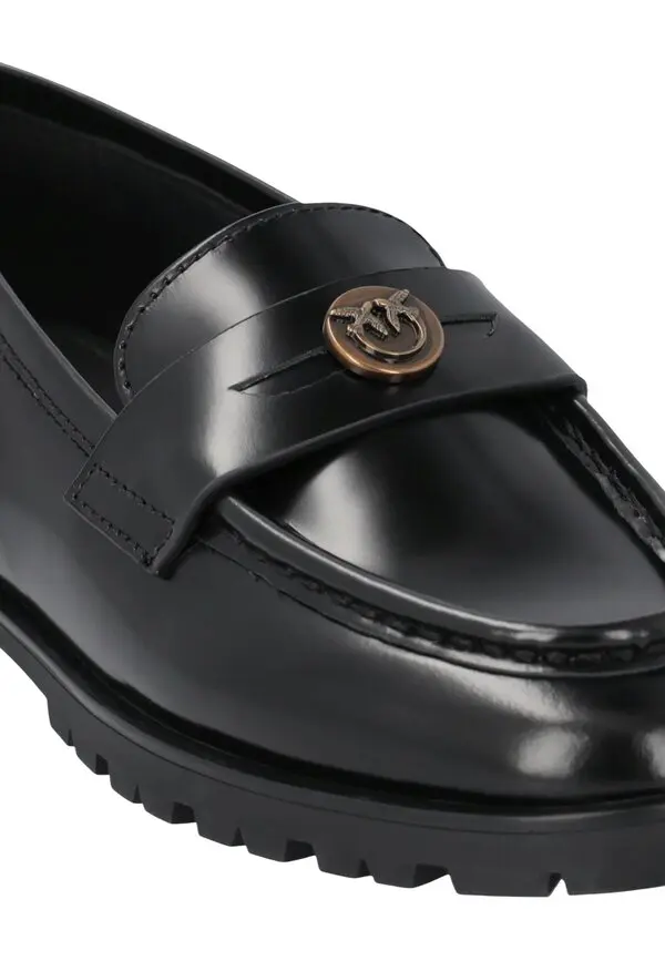 Pinko Love Birds-plaque Loafers