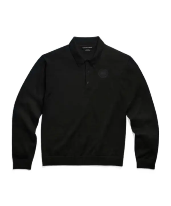 Canada Goose Petitot Knit Long Sleeve Polo