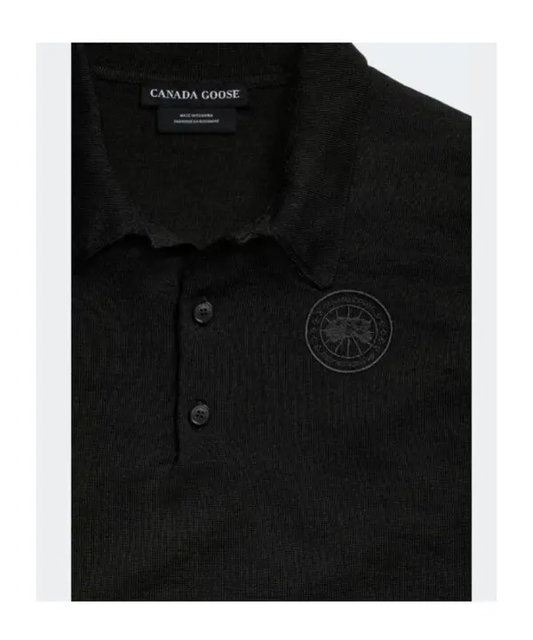 Canada Goose Petitot Knit Long Sleeve Polo