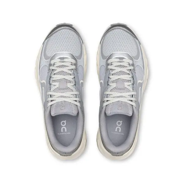 On Mesh Panel Sneakers - White