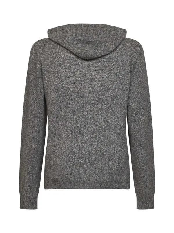 ROBERTO COLLINA Hooded Knit Sweater - No