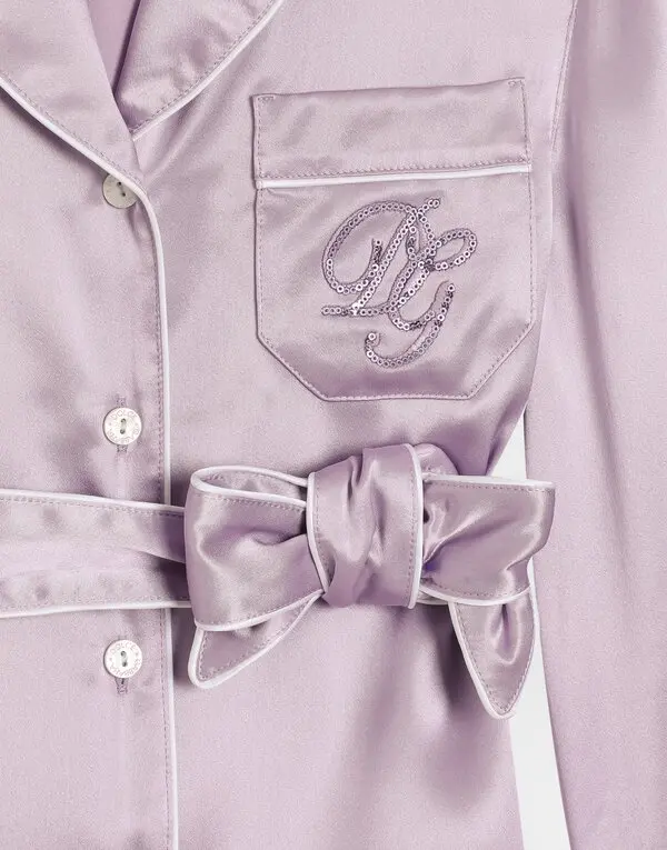 Dolce & Gabbana Satin Pajama Top