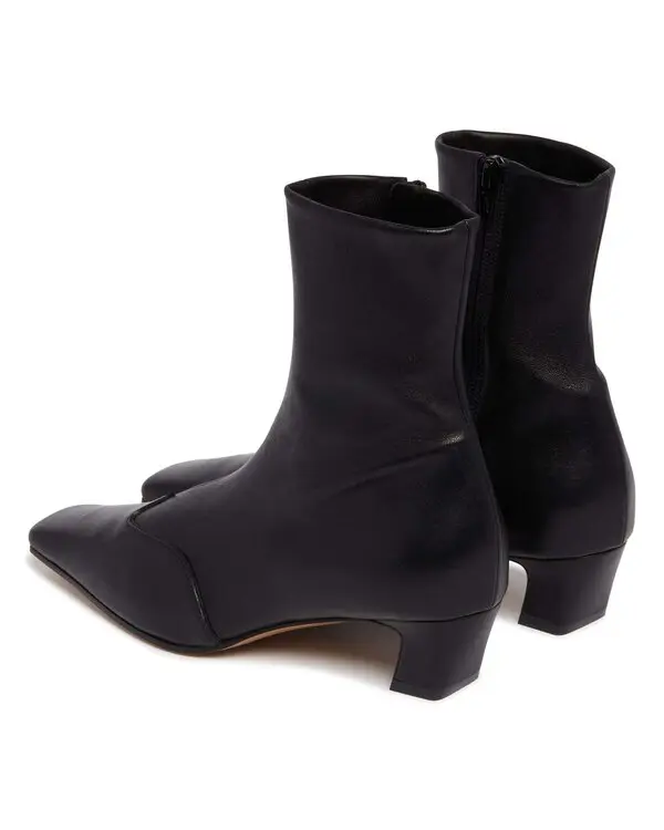 Khaite Square-toe Ankle Boots