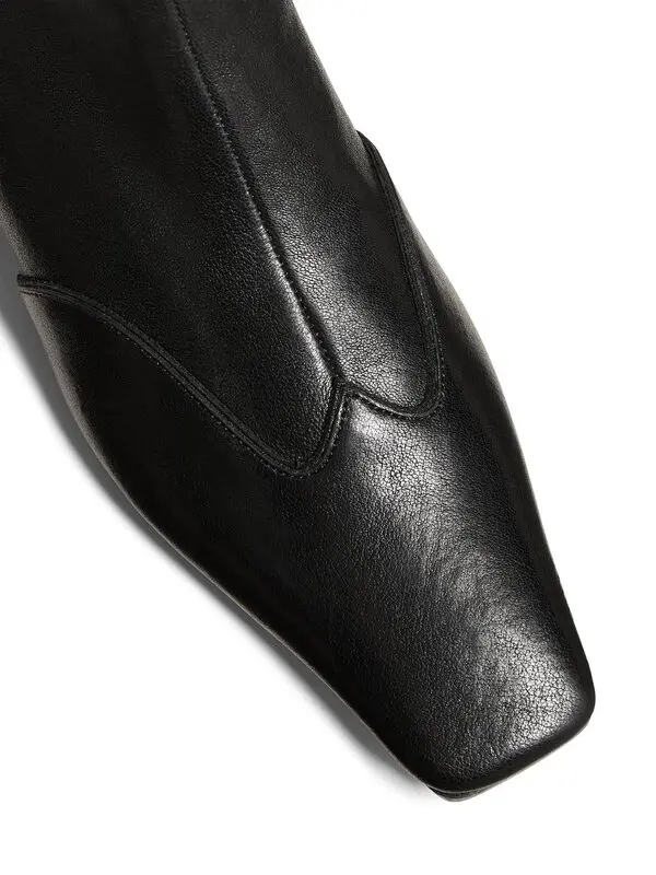 Khaite Square-toe Ankle Boots