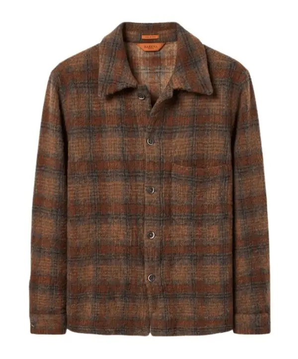 Barena Venezia Plaid Shirt Jacket