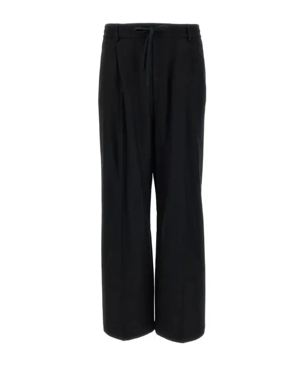 Barena Venezia Drawstring Pleated Wide-leg Trousers