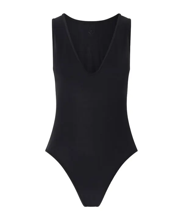 Loulou De Saison U-neck One-piece - Black