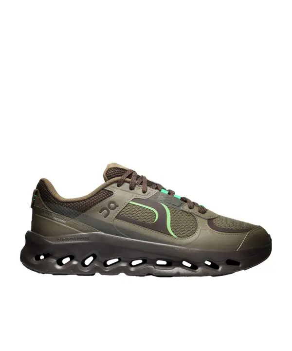 On Mesh Panel Sneakers - Black