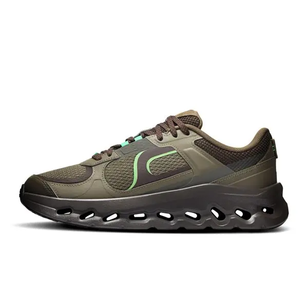 On Mesh Panel Sneakers - Black