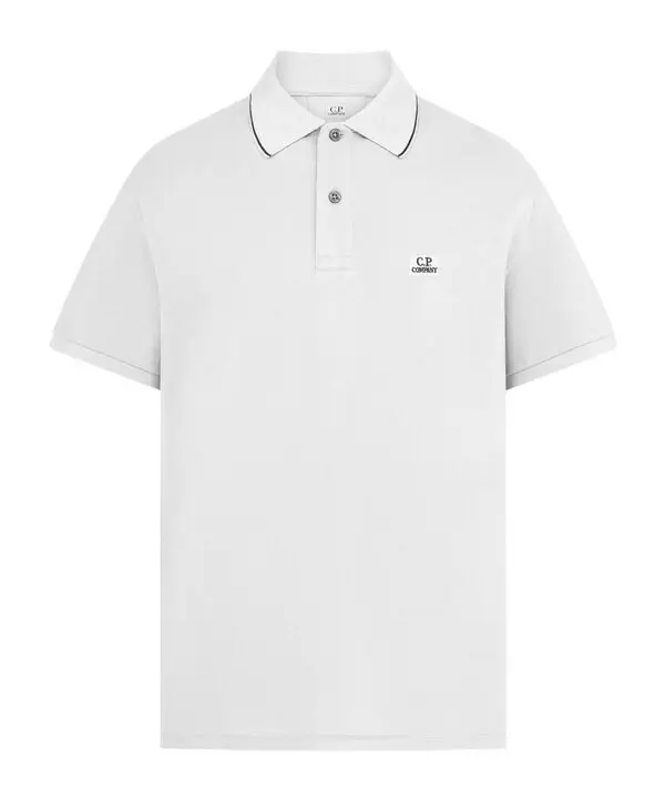 C.P. COMPANY Short Sleeve Tipped Polo Shirt