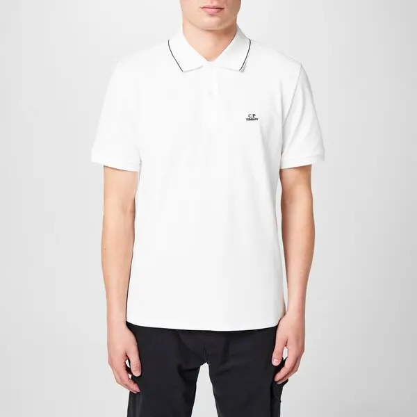 C.P. COMPANY Short Sleeve Tipped Polo Shirt