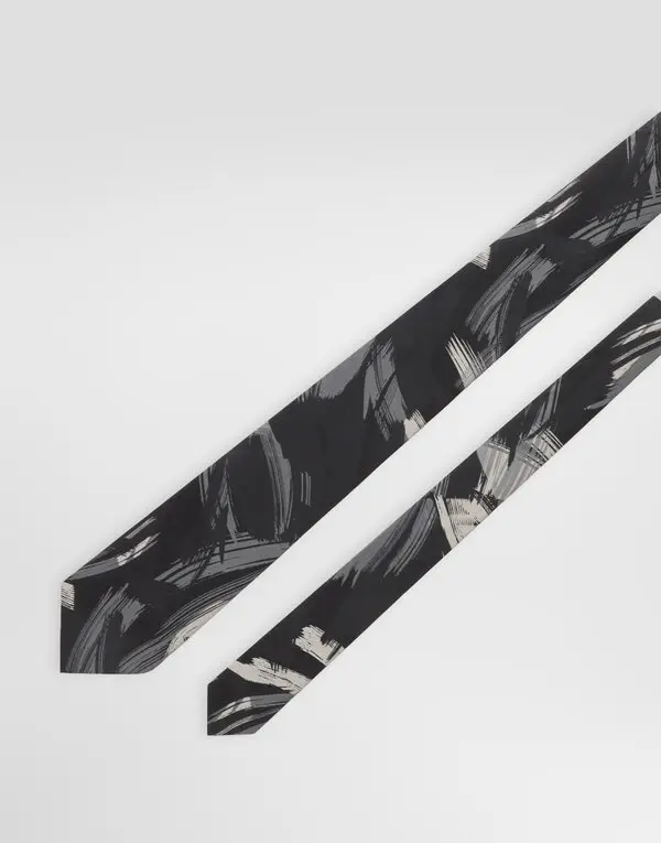 Dolce & Gabbana Abstract-print Twill Tie