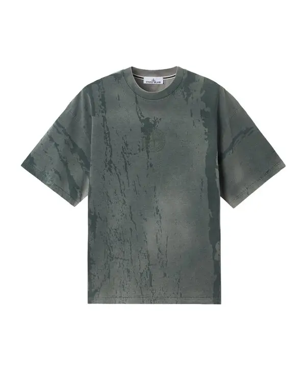 Stone Island Regular-fit T-shirt With 'bark Tee' Print