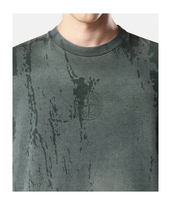 Stone Island Regular-fit T-shirt With 'bark Tee' Print