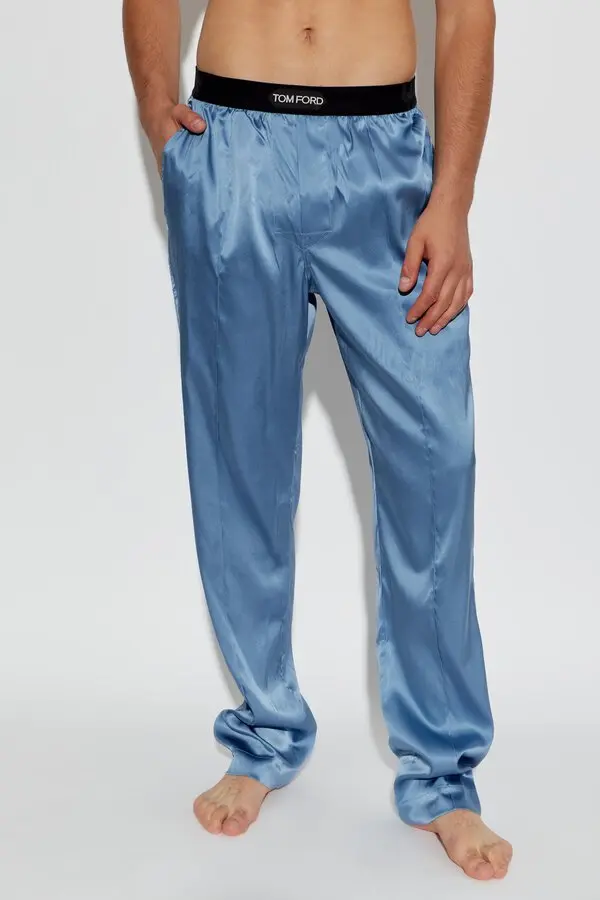 TOM FORD Full-length Pajama Pants - Blue