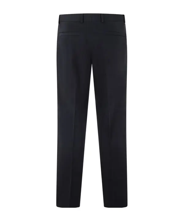Zegna Casual Trousers With Belt Loops - Black