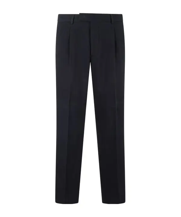 Zegna Pleated Straight-leg Pants - No
