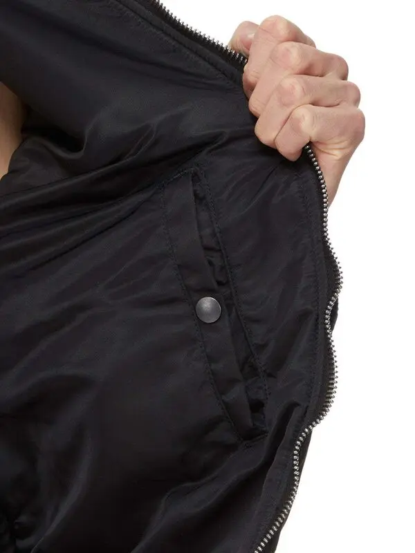 Rick Owens Fw26 Tower Flyers Jkt In Nylon Twill