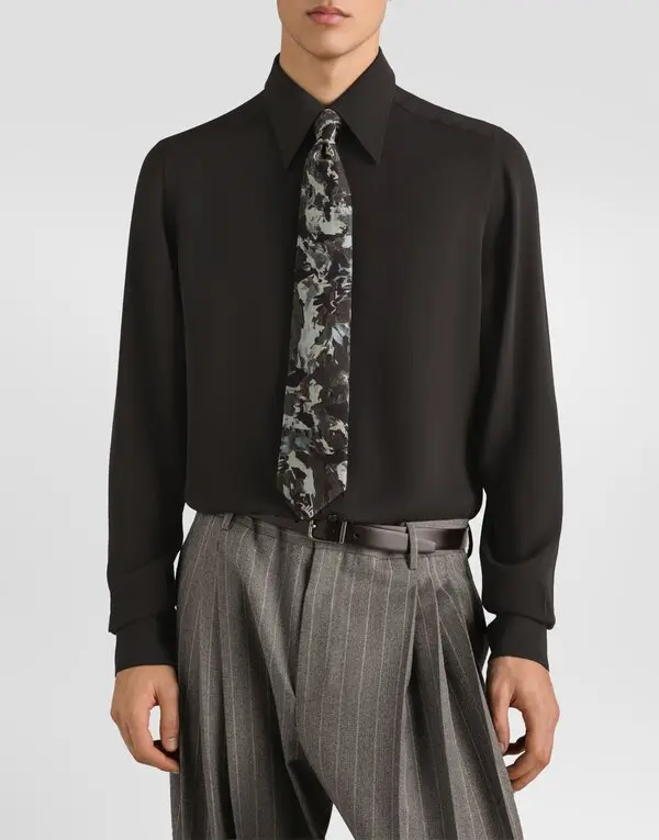 Dolce & Gabbana Abstract-print Twill Tie - Multicolor