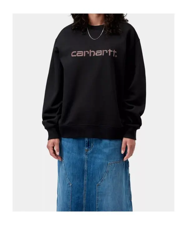 Carhartt Work In Progress Logo Crewneck Sweatshirt